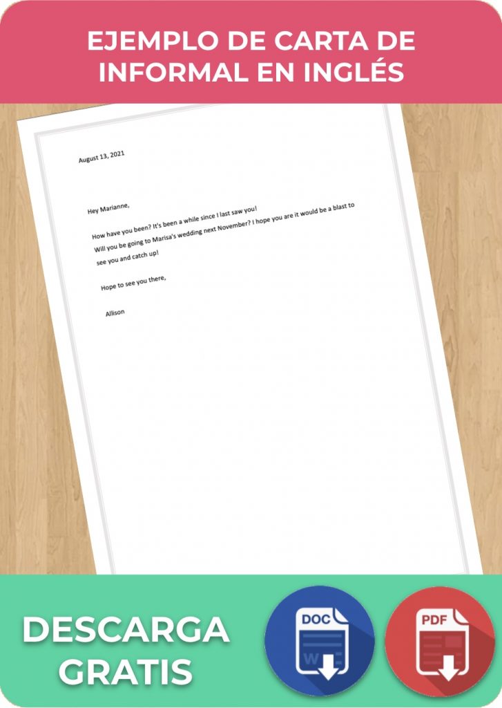 ¿Cómo Hacer una Carta en Inglés? Ejemplos Word y
