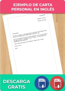 Carta personal en inglés | Formatos, Ejemplos | Cómo redactar 2026 💼