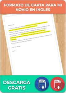 Carta para mi novio en inglés | Formatos, Ejemplos | Cómo redactar 2025 💼