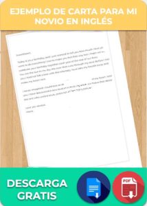 Carta para mi novio en inglés | Formatos, Ejemplos | Cómo redactar 2025 💼