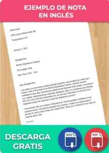 Nota en Inglés | Formatos, Ejemplos | Cómo hacer 2026