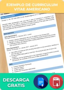 Modelo de curriculum vitae americano » Ejemplos y Consejos【 2023