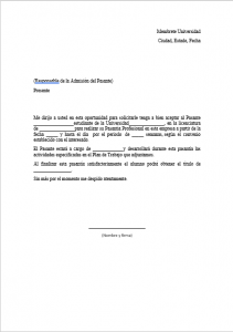 Carta de Pasante Ejemplos y Formatos Word, PDF