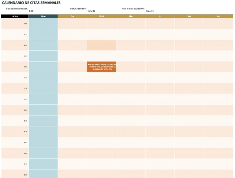 Sistema de Citas Ejemplos, Formatos Word, Excel