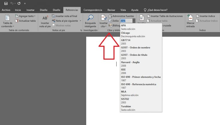 Cómo poner formato APA en Word » Milformatos.com