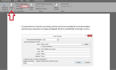 Cómo poner formato APA en Word » Milformatos.com