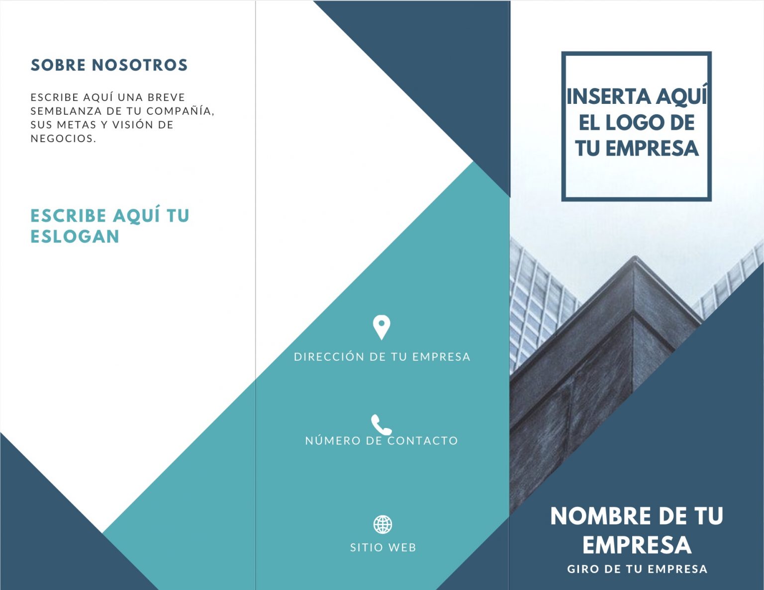 Folleto Informativo Ejemplos, Formatos Word, Excel