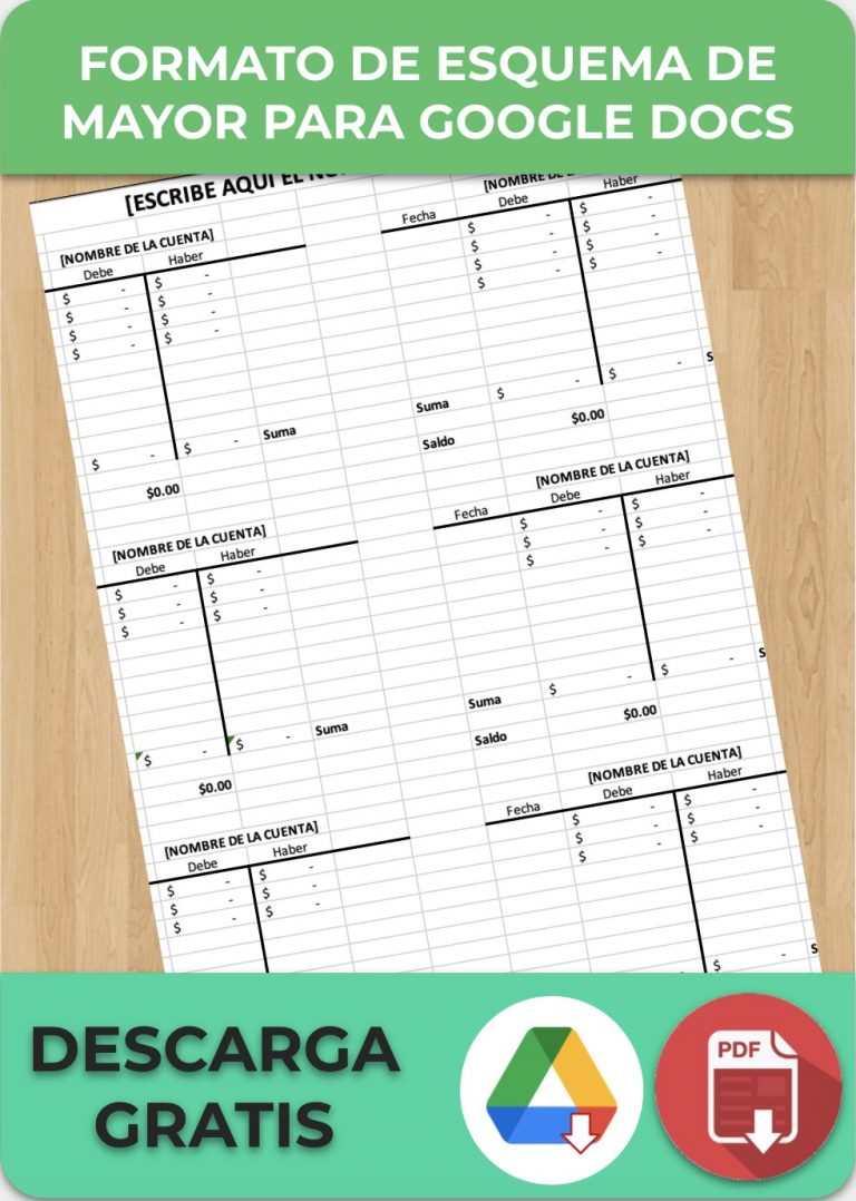 Esquema de Mayor » Ejemplos y Formatos Excel, Word, PDF【2022