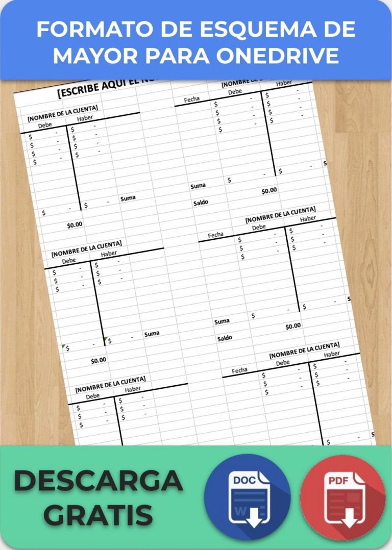Esquema de Mayor » Ejemplos y Formatos Excel, Word, PDF【2022