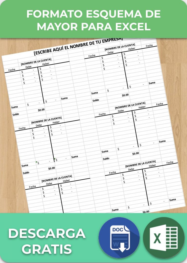 Esquema de Mayor » Ejemplos y Formatos Excel, Word, PDF【2022