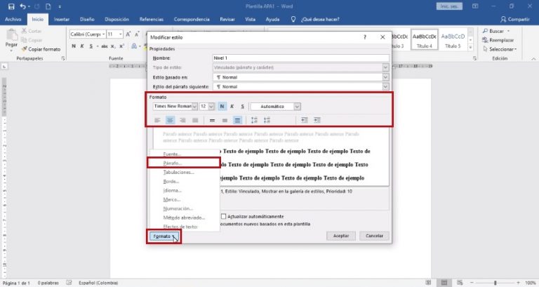 Formato APA en Word Ejemplos y Consejos