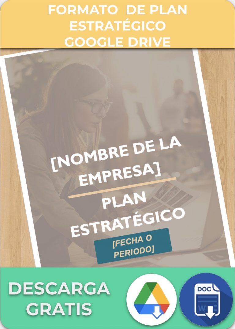 Plan Estratégico Ejemplos, Formatos Word, Excel