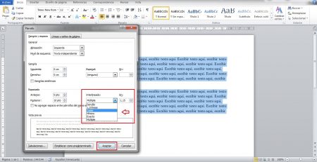 ¿Qué es el interlineado en Word? Ejemplos y Consejos