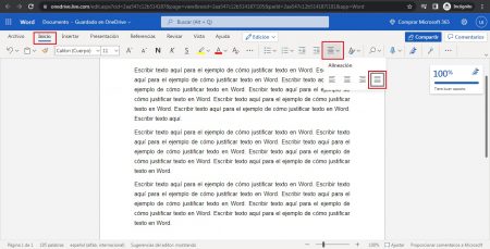 Cómo justificar un texto en Word Ejemplos y Consejos